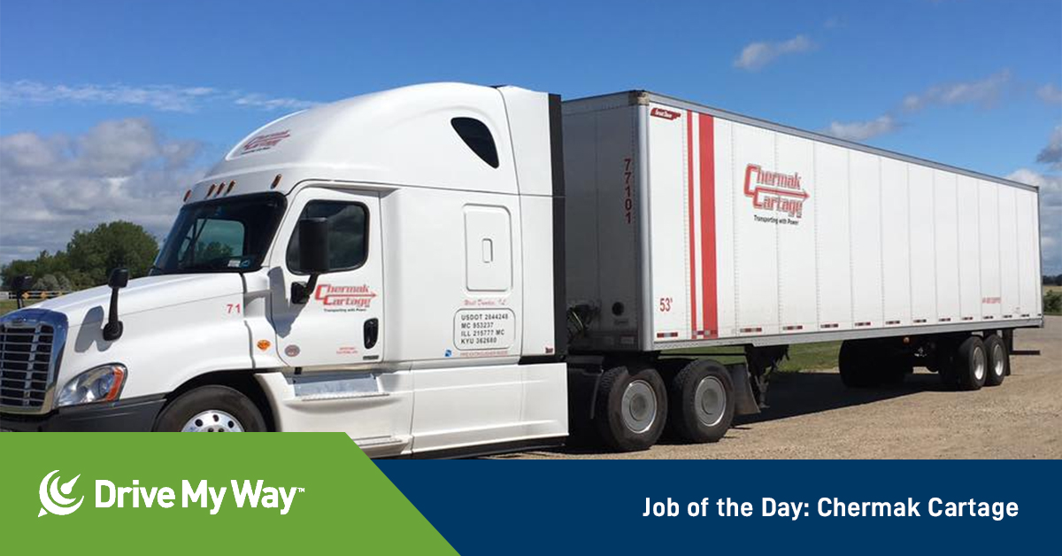 Job of the Day: Chermak Cartage - Drive My Way