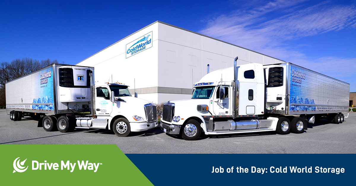 Job of the Day: Cold World Storage - Drive My Way