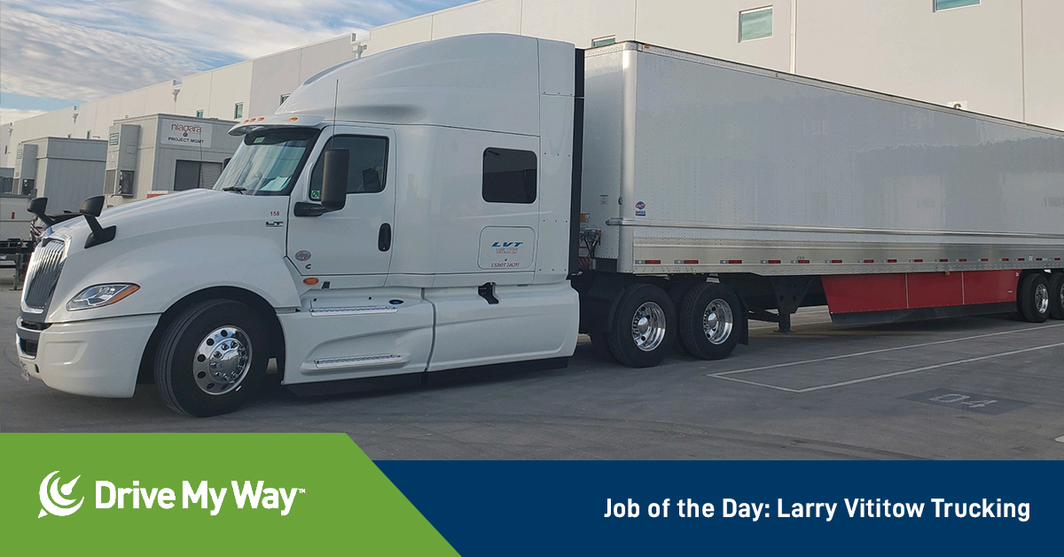 Job of the Day: LVT Trucking - Drive My Way
